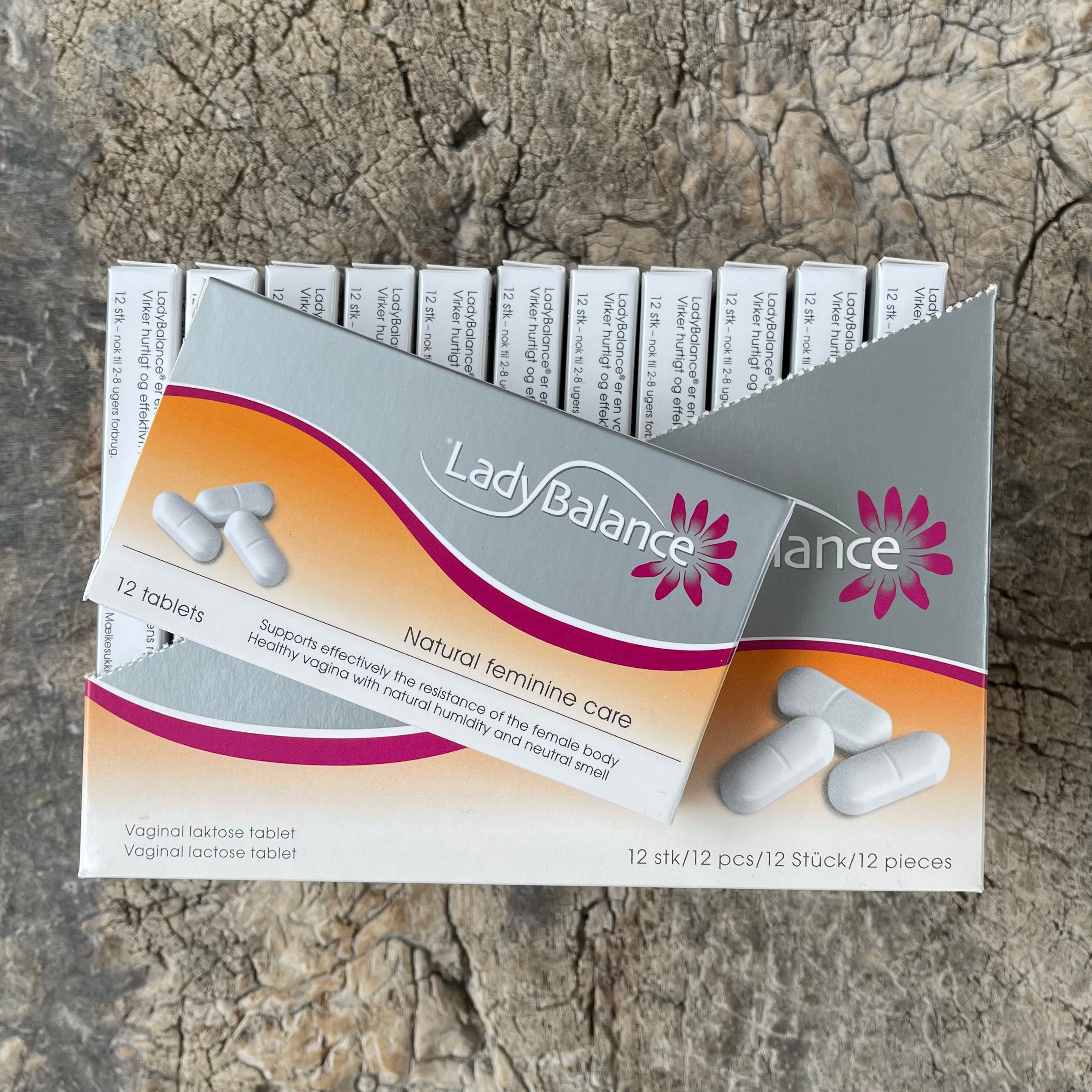 12x12 LadyBalance Vaginal Tablet Box